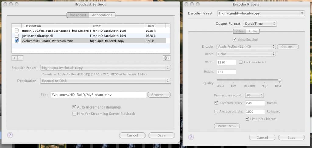 Encoding for Prores on windows and AVC-Intra - Bristol Freelance Video ...